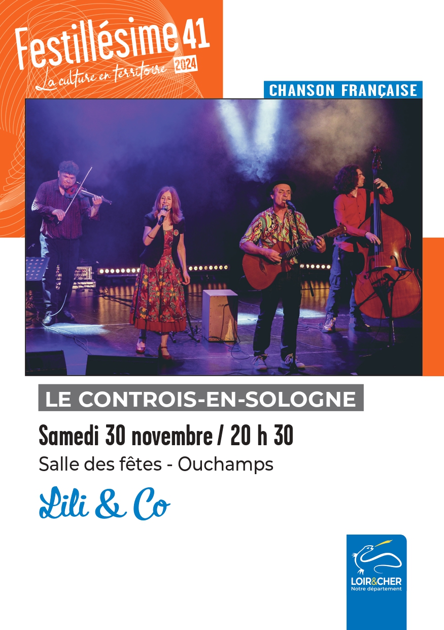 Concert -Lili & Co - 30 Nov - Le Controis-en-Sologne
